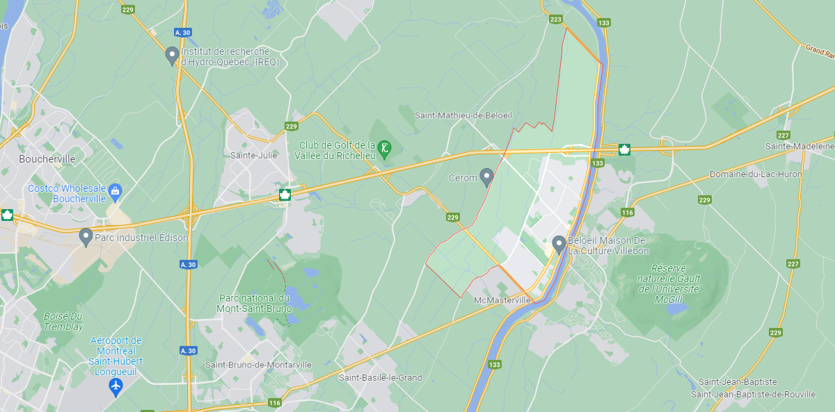 Les meilleurs quartiers où habiter à Beloeil