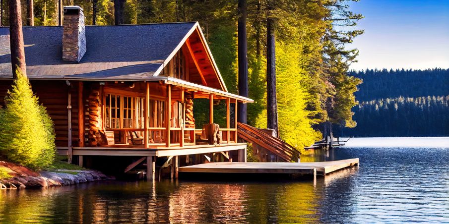 Chalet à vendre au bord de l'eau - Liste, prix et conseils