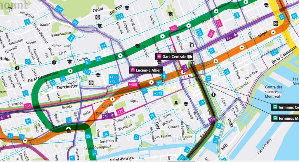 Carte Métro Montréal – Plans, meilleurs quartiers, tarifs, horaire…