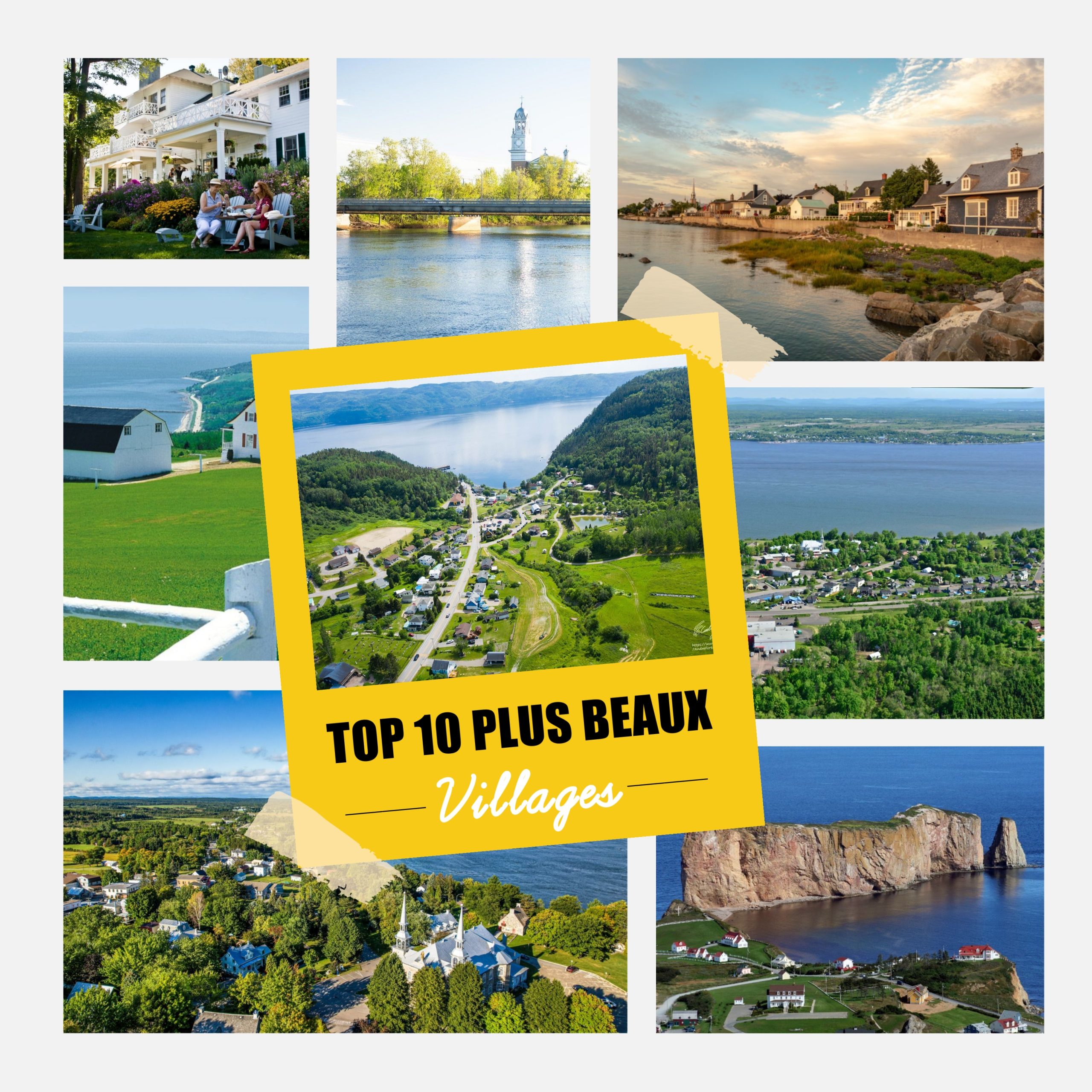 10 plus beaux villages de campagne au Québec